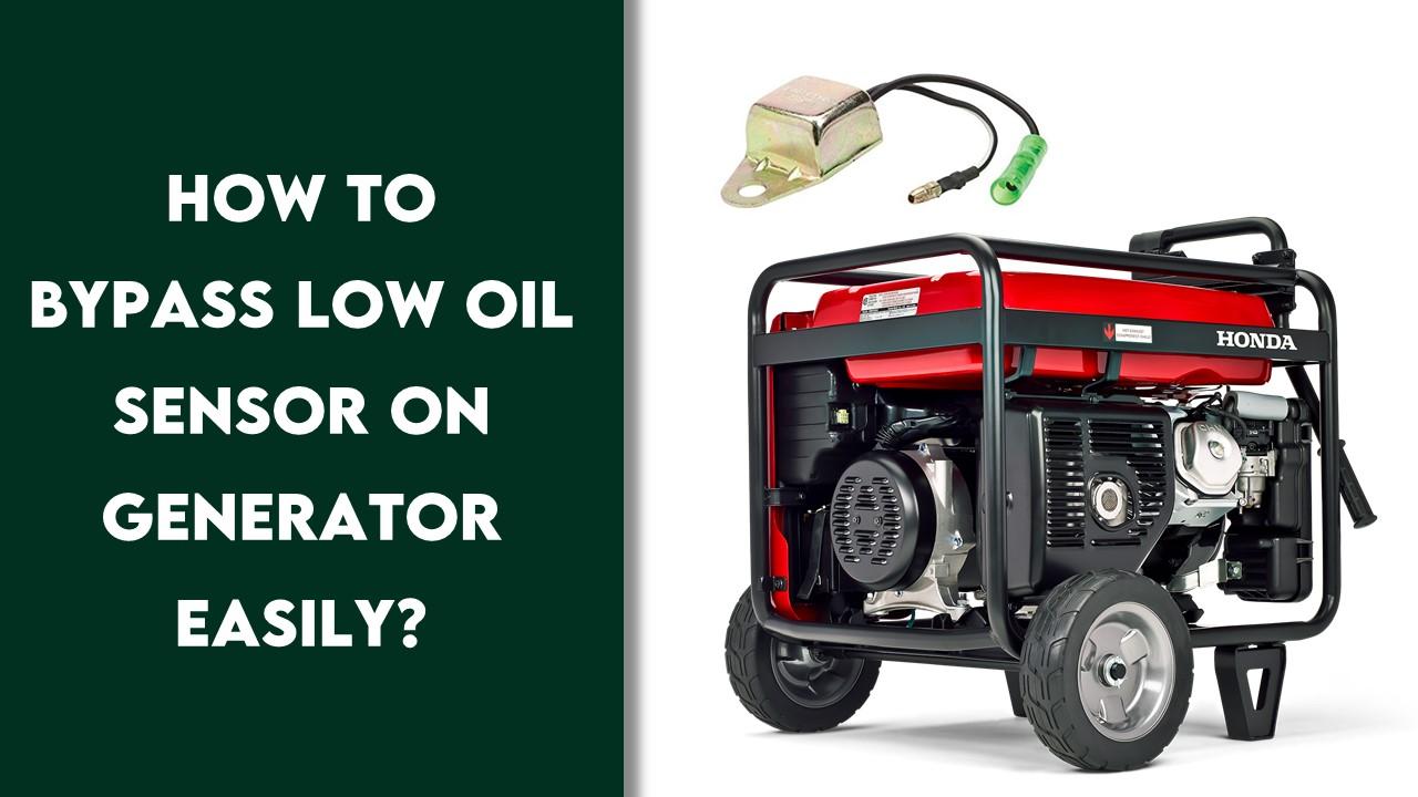 How To Bypass Co Sensor On Generator 7 Easy Steps Guide