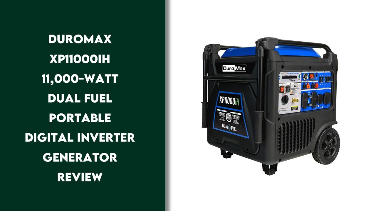 DuroMax XP11000iH 11,000 Watt Dual Fuel Portable Digital Inverter ...